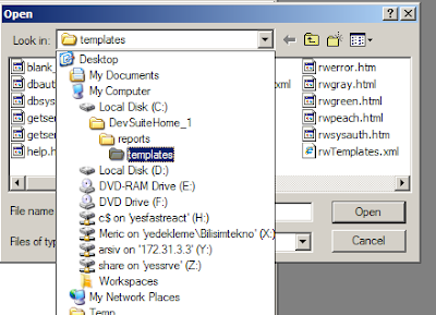 Oracle Reports — 1.Giriş ( Reports Builder 10g ile Yeni Bir Template ...