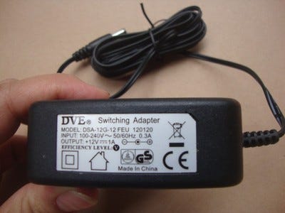 *Brand NEW* DVE DSA-12G-12FEU 120120 12V 1A AC ADAPTER Power Supply ...