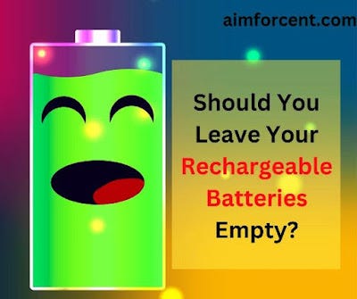 Is It Bad to Leave Your Rechargeable Batteries Empty? | by AimforCent ...