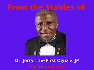 From The Stables Of Dr. Jerry — the First | by Jerry - the First Oguzie ...