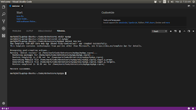 ASP.Net Core 2 with Postgresql on Linux Part 3: Create the ASP.Net MVC Core 2.x app and Install ...