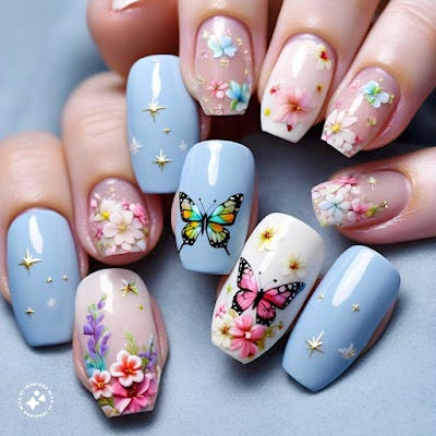 Spring into Style: Top Trends for Shorties Nails - Agkgha - Medium