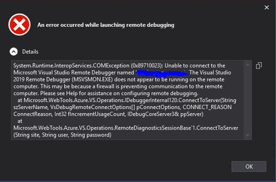 Visual Studio Remote Debugger Firewall Error - Ash Grennan - Medium