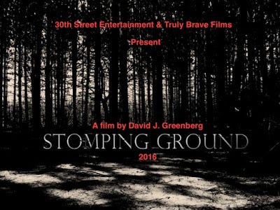 Stomping Ground: An Odyssey in Micro-Budget Filmmaking. | by David J ...