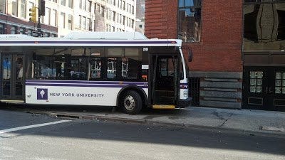 BREAKING: There’s An NYU Bus On A Sidewalk In The East Village | by NYU ...