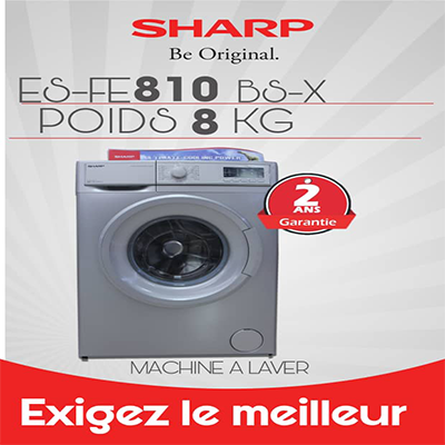 Machine à laver sharp 8 Kg - Phattah - Medium