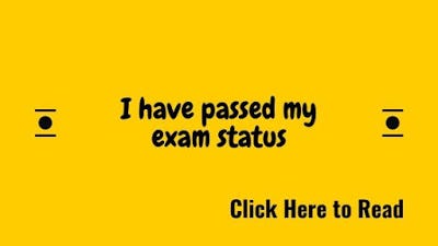 I have passed my exam status updated (2020) | by Quotes and Captions ...