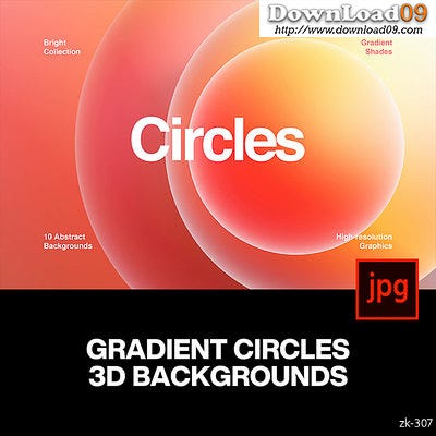 10 colorful future abstract art circle geometric circle gradient ...