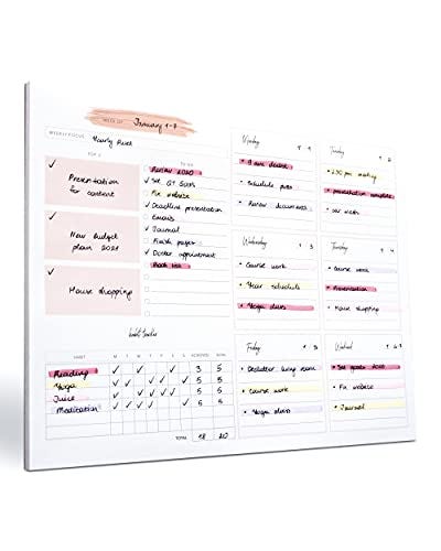 Plan Your Year with Precision: 2023 Weekly Planner Notepad: A ...