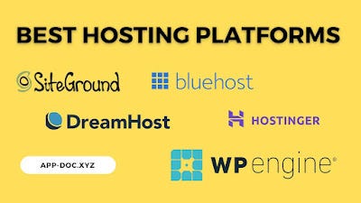 Hi there! Here are 5 of the best hosting websites for your website ...