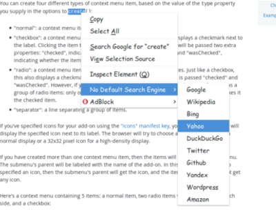 Creating Simple Easy Searcher Using ContextMenu | by VISWAPRASATH ...