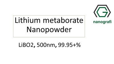 Lithium Metaborate Nanoparticles/Nanopowder and Applications | by ...