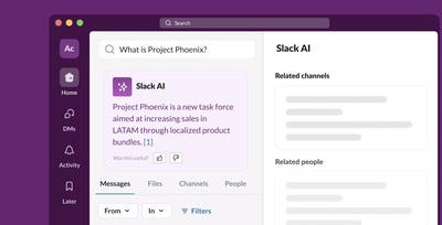 Introducing Slack AI: An Intelligent Collaboration Tool for Summarizing, Searching, and ...
