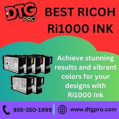 Best Ricoh Ri1000 ink to Prints - DTG PRO - Medium
