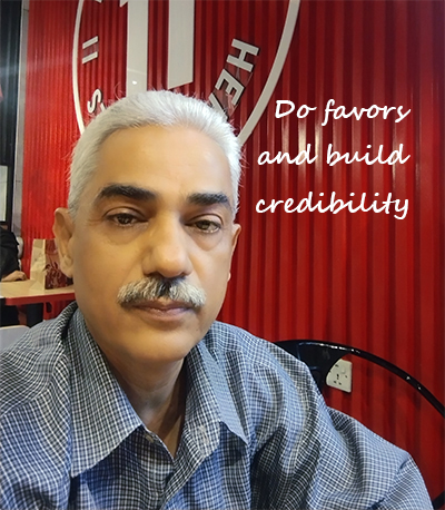Do favors and build credibility : | by Abdul Aziz Syed | Mar, 2024 | Medium