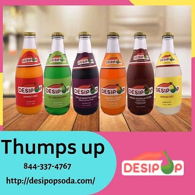 Thumps up. DesiPopSoda one of the top-notch… | by Desi Pop Soda | Medium