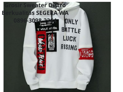 Deskripsi 2 Ayo Beli, Segera WA 0896-3098-2264, sweater distro batam ...