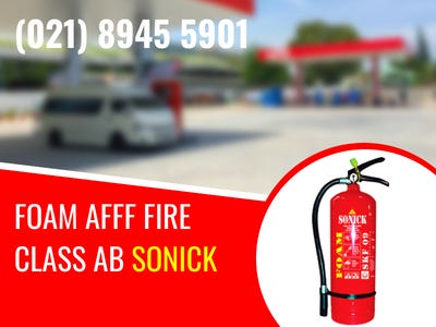 Jual Apar Foam Afff Tabung Pemadam Kebakaran Merk Sonick Fire Class AB ...