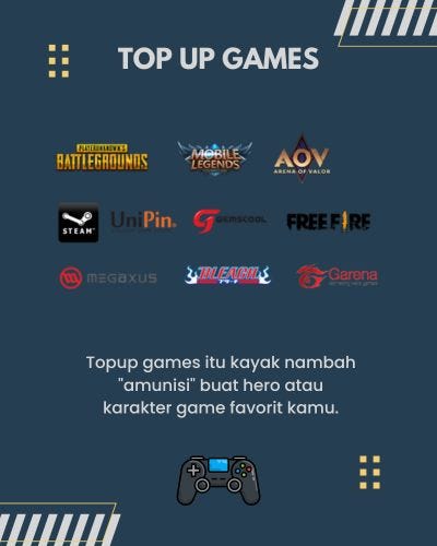 Top up game dengan cepat dan aman untuk meningkatkan kekuatan karaktermu!, SEGERA WA 0858–6482 ...