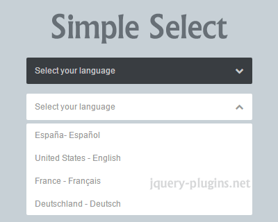 Simple Select - Custom Styled Select Element with jQuery | by jQuery ...