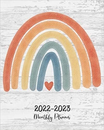 View [EBOOK] 2022–2023 Monthly Planner: Rainbow Boho Calendar 2022 2023 ...