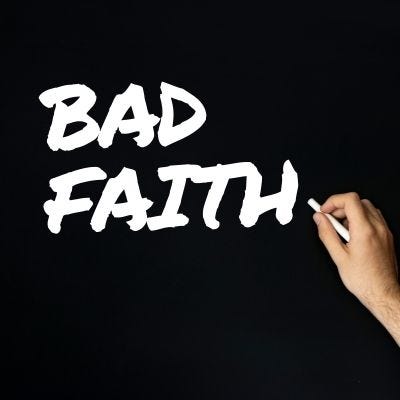 Mauvais Foi or Bad Faith. Bad Faith or Mauvais foi as it was… | by ...