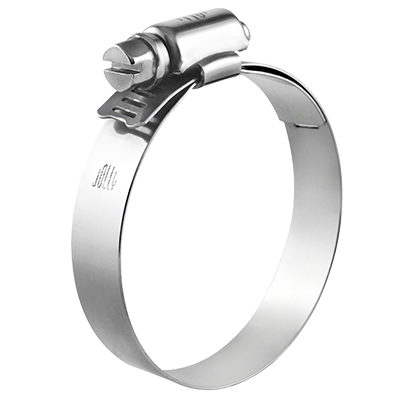 Stainless Steel Worm Drive Clamp Lined in India - Jolly Clamps - Medium