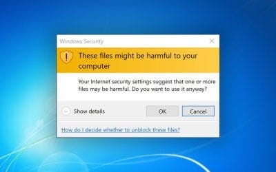 How to Disable “These files might be harmful to your computer” | by ...
