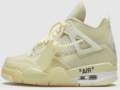 Air Jordan 4 Retro Off-White Sail - Nextsneakers - Medium