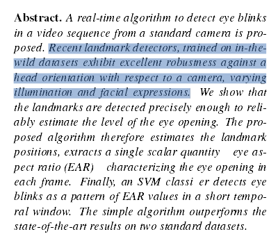 Real-Time Eye Blink Detection using Facial Landmarks | by Jae Duk Seo ...