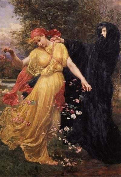 Demeter And Persephone Painting
