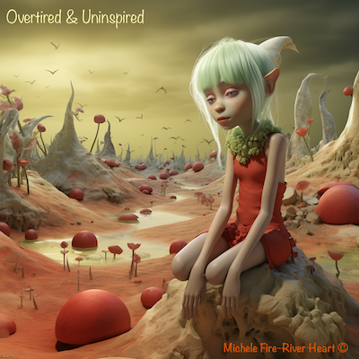 Overtired & Uninspired some moments are like that, be with it ….. crazy ...