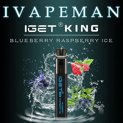 IGET KING & BLUEBERRY RASPBERRY ICE - Ivapeman - Medium