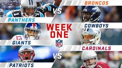 Week One Picks. The NFL regular season is upon us. As… | by Matthew Fox ...