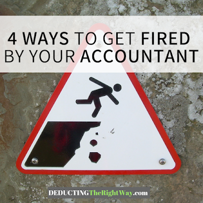 4 Ways To Get Fired by Your Accountant | by Deducting The Right Way ...