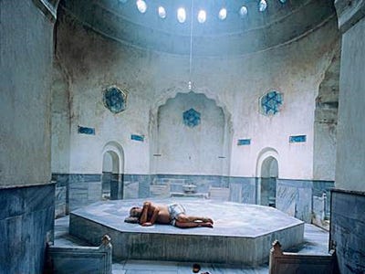 The Hamam. He walked into the cavernous room with… | by Alex L. Eacker ...