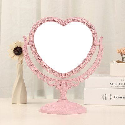 Reflecting Beauty: The Charm of the Heart-Shaped Cosmetic Mirror | by ...