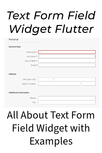 Text Form Field Widget. What is Text Form Field ?? | by Abubakar ...