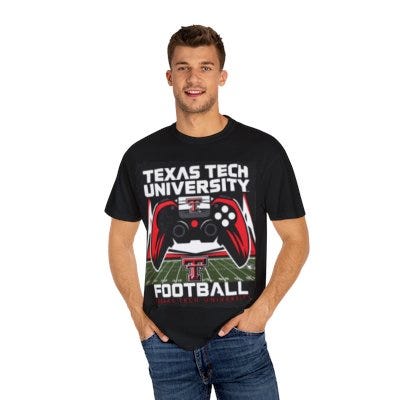 🏈 **Unleash Your Texas Tech Spirit with the Texas Tech Kicker T-Shirt ...