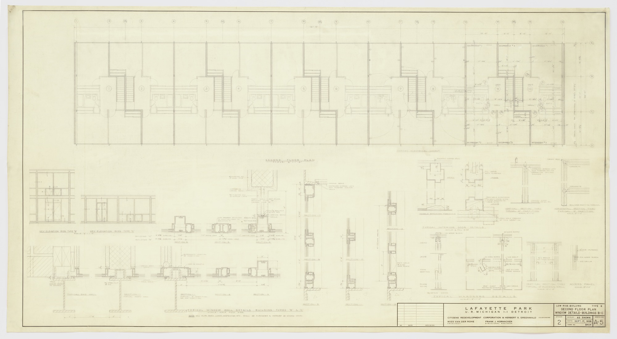 House Plan Mies Van Der Rohe