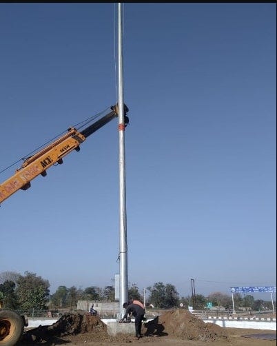 High Mast Pole Manufacturers in India - CG Octagonal Pole Industries ...