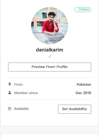 ‘How To Create Seller account on fiverr and to start a Freelance career’ | by Danial Karim | Medium
