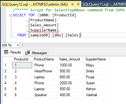 SQL Select Top Statement. The SQL SELECT TOP statement is used to… | by ...