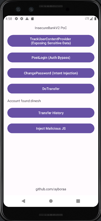 InsecureBankV2 Analysis and PoC. I wanted to check vulnerabilities in ...