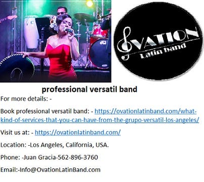 Ovation Best professional versatil band In California. | by ...