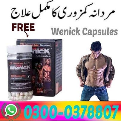 Wenick Capsules In Abbottabad =03000378807|Brand,, | by Dr.Farooq ...
