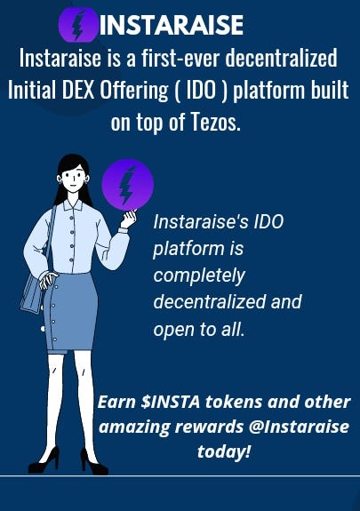 INSTARAISE Instaraise is a first-ever decentralized Initial DEX ...