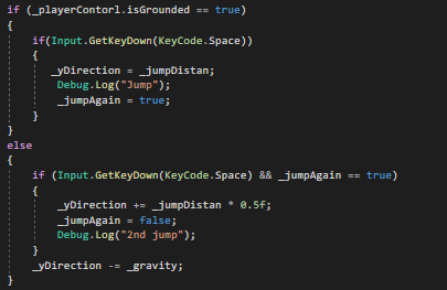 2.5D Platformer part 3 how to make the player doubled jump - Mario lopez - Medium