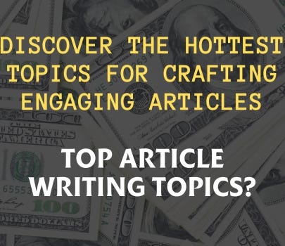Top 10 Content Writing Topics To Write On in 2024 | by Tariq Jameel ...