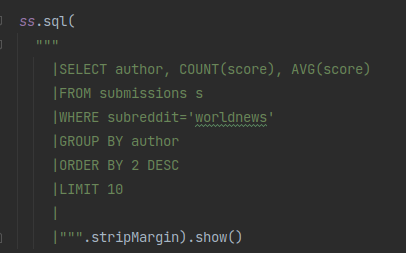 Analyzing Reddit data using Scala, Spark and Spark-SQL | by Constantin ...